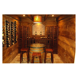 Barn Style Wine Cellar in a Box - Traditional - Wine Cellar - Baltimore ...