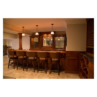 Beautiful Pub style Bar - Traditional - Home Bar - DC Metro - by ...