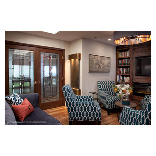 Beer Room with Secret Door to Chilled Storage, Coronado, CA - Eclectic ...