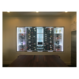 Built In Wall Wine Cabinet - Contemporary - Wine Cellar - Other - by ...