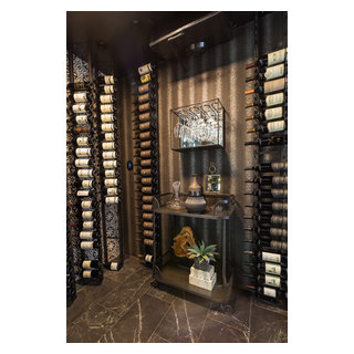 Corner Wine Room - Modern - Wine Cellar - Los Angeles - by JL Interiors ...