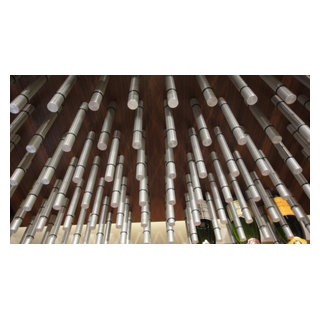 Custom Metal Wine Racks - Modern - Wine Cellar - Atlanta - by De ...