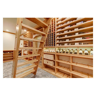 Hidden Entrance Wine Cellar - Transitional - Wine Cellar - Raleigh - by ...