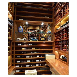 How a Master Builder Doubled the Size of a Custom Wine Cellar in Los ...
