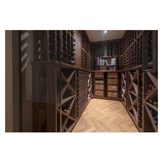 London Wine Cellar - Contemporary - Wine Cellar - Other - by Tim Wood ...