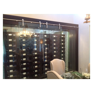 Manet Sliding Glass Door - Modern - Wine Cellar - Austin - by Anchor ...