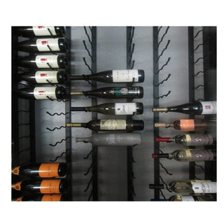 Metal Wine Cellar Racks Installed in a Climate-Controlled Wine Room ...