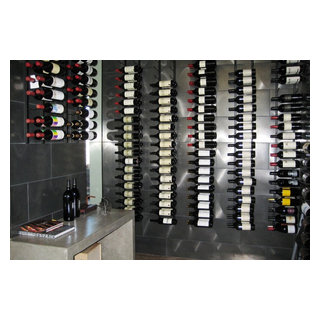 Metalwork: Stacked Wine Racks - Contemporary - Wine Cellar - Los ...