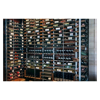 Millesime racks in the wine cellar -16- - Modern - Wine Cellar - Other ...