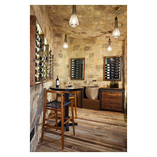 Mountain Luxury - Rustic - Wine Cellar - Denver - by Griffith Interior ...