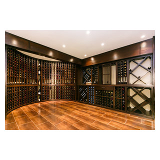 Oyster Bay Long Island Radius Wine Room - Classique Chic - Cave à Vin ...