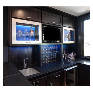 SJC Dramatic Remodel - Contemporary - Home Bar - Orange County - by ...