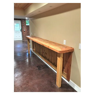 Springdale Road - Basement Renovation with Wine Cellar - Rustic - Wine ...