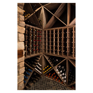 Unique wine cellar and tasting station - Transitional - Wine Cellar ...