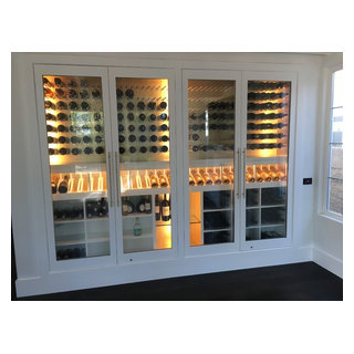 Vino Rails - Contemporary - Wine Cellar - Orange County - by Valentini ...