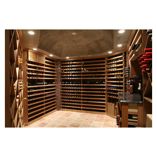 Wine Cellar Ceiling Finishes - Traditional - Wine Cellar - New York ...