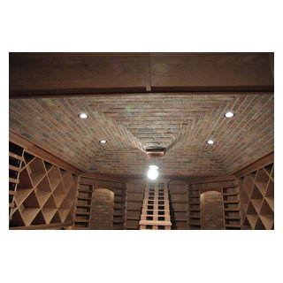 Wine Cellar Ceiling Finishes - Traditional - Wine Cellar - New York ...