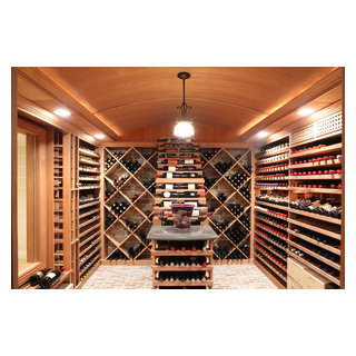 Wine Cellar Ceiling Finishes - Traditional - Wine Cellar - New York ...