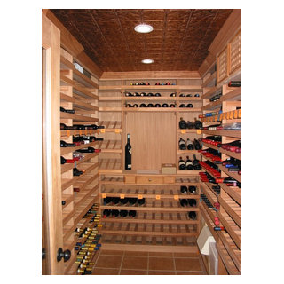 Wine Cellar Ceiling Finishes - Traditional - Wine Cellar - New York ...