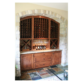 Wine grotto - Mediterranean - Wine Cellar - Houston - by Whiteley ...