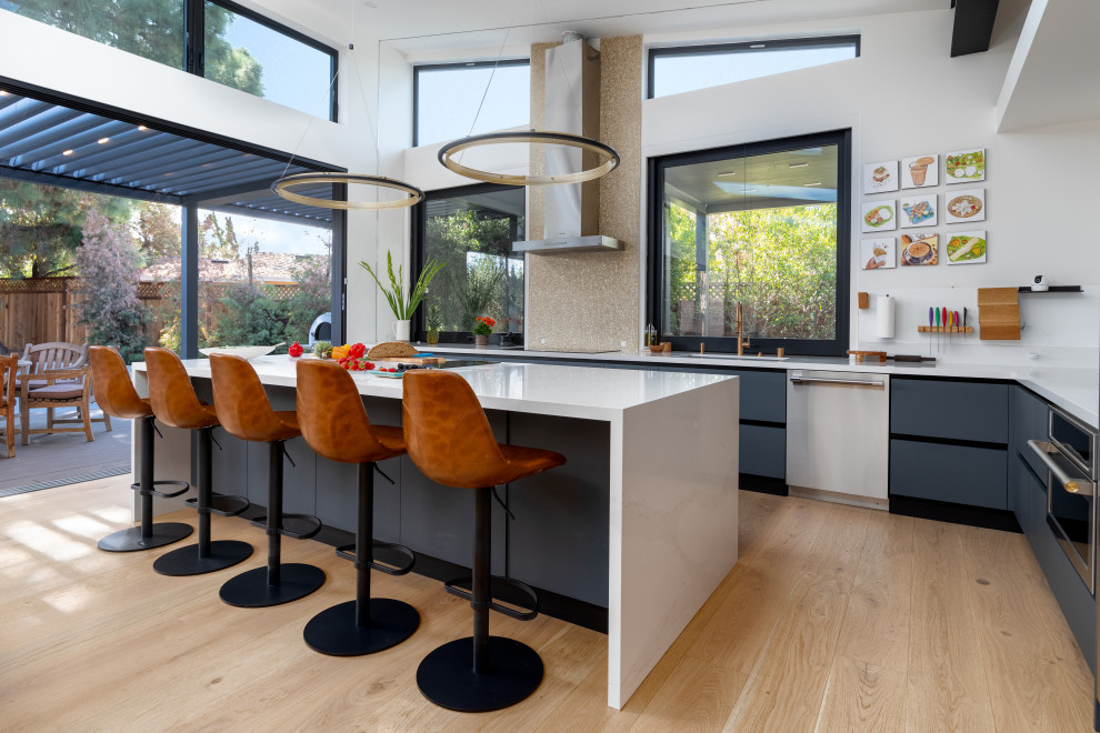 New modern house Saratoga - Contemporary - Kitchen - San Francisco - by ...