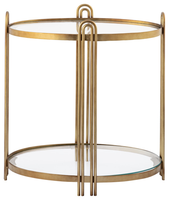 Arch Accent Table Gold - Contemporary - Side Tables And End Tables - by ...