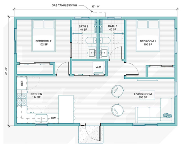 This Spanish Bungalow ADU is The California Backyard Dream - American ...