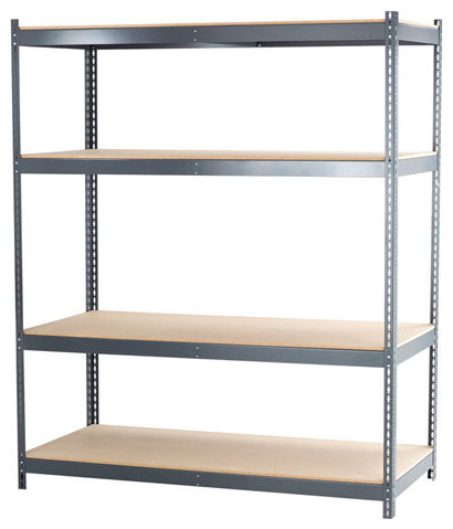 Steel Pack Archival Shelving, 69"x33"x84", Gray - Contemporary ...
