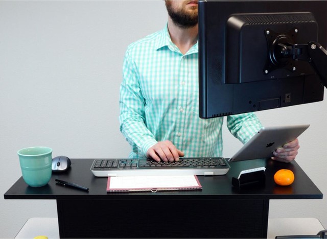 Miracle Desk Portable, Black - Transitional - Desks And Hutches - by ...