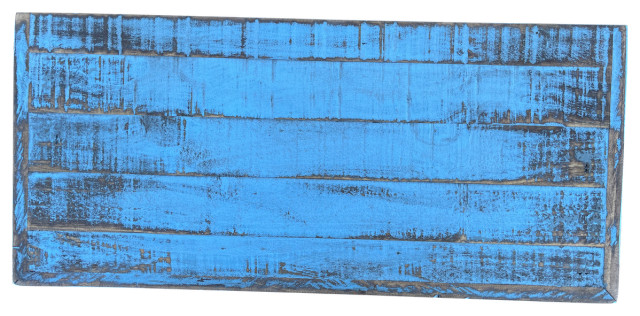 Small Accent Table With Drawer, Blue - Farmhouse - Side Tables And End ...