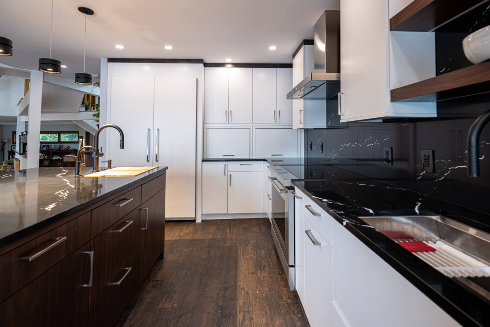 Award Winning Modern Saratoga Kitchen with a Lakeview! - Modern ...
