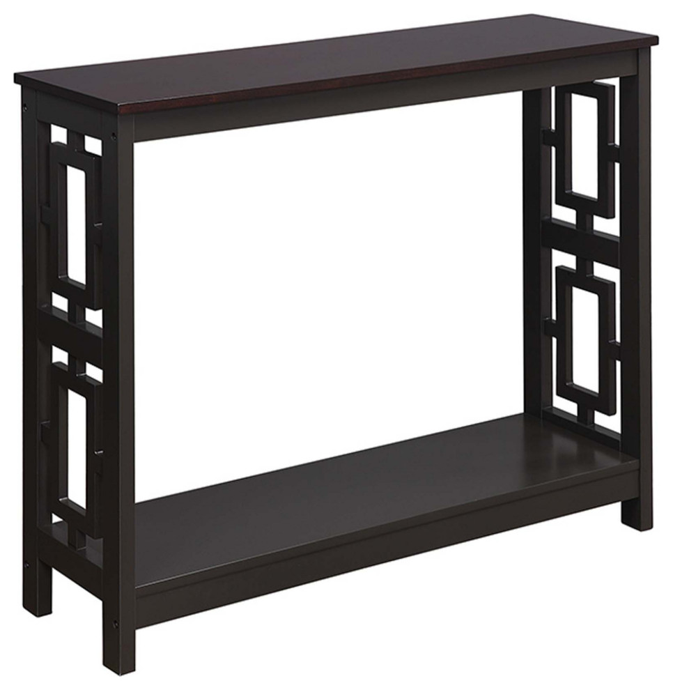 Town Square Console Table With Shelf - Transitional - Console Tables ...