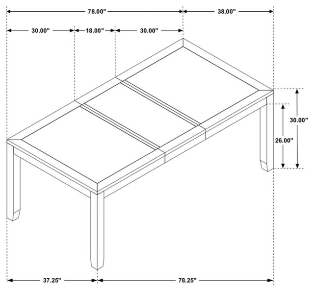 Coaster Elodie 7-piece Wood Dining Table Set with Extension Leaf Gray ...