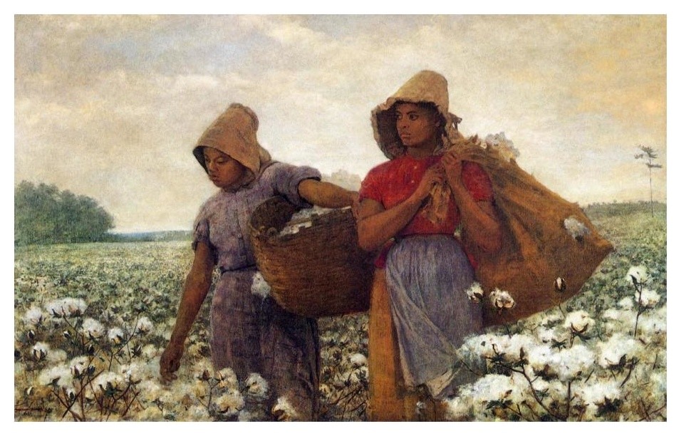 "The Cotton Pickers" Digital Paper Print by Winslow Homer, 24"x16", 24 ...