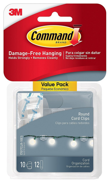 Command Indoor Light Clips TPNLY, Clear, 80-Clips - Outdoor Rope And ...