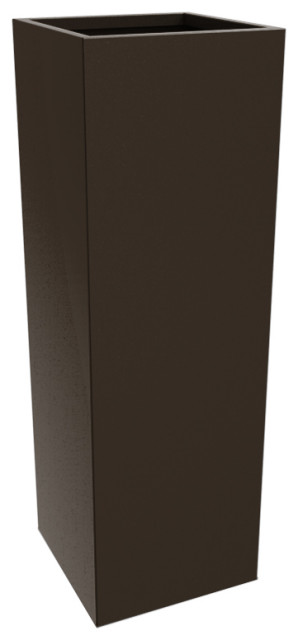 Color Steel Column Planter, Large - Contemporary - Outdoor Pots And ...