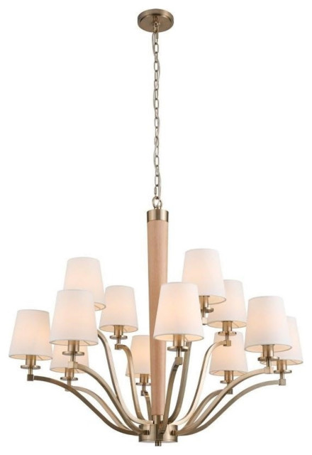 Kalco Curva 2 Tier Chandelier - Transitional - Chandeliers - by ...