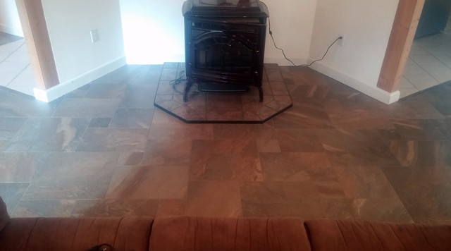 Graham Residence ( Modular Versailles Pattern Porcelain Tile Flooring ...
