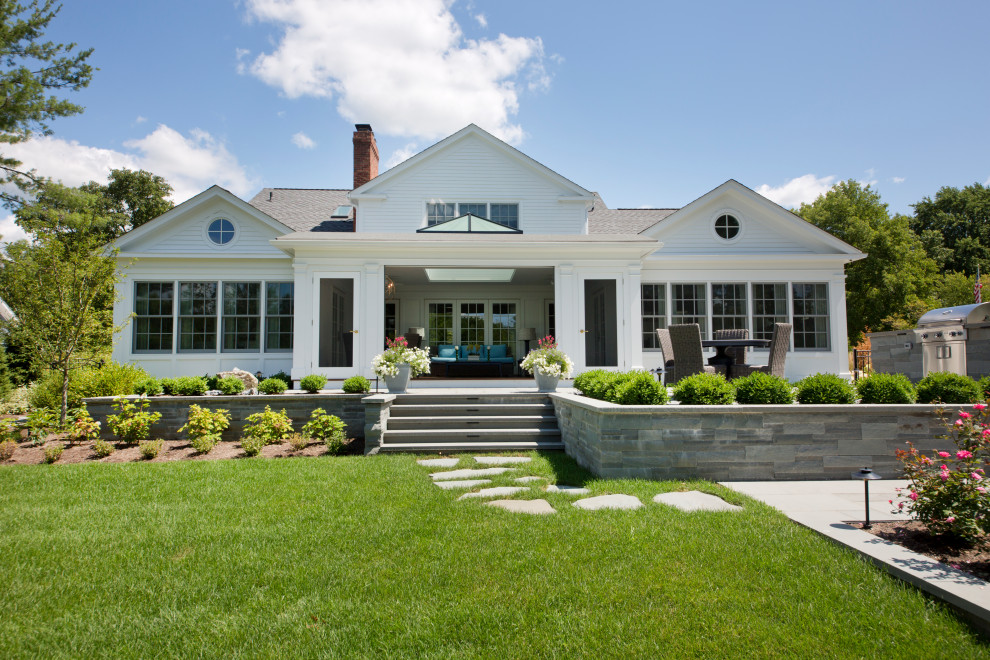 Home Transformation - Traditional - Exterior - by Pantuso Architecture ...