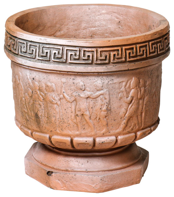 Greek Relief Pot - Traditional - Indoor Pots And Planters - by Orlandi ...