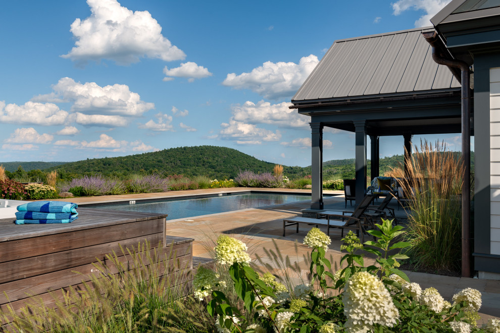 Pool House in the Berkshires - Transitional - Pool - Boston - by Crisp ...