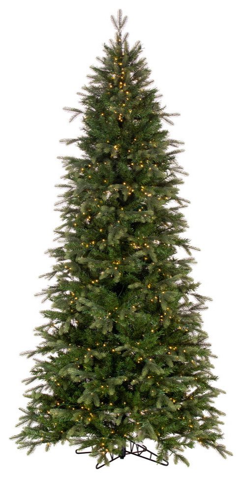 Vickerman Artificial Slim Douglas Fir Christmas Tree, 9' X 50 ...