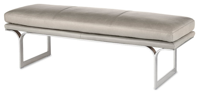 Pendulux Arches Bench Long Chameleon Silver, 56 inches - Contemporary ...