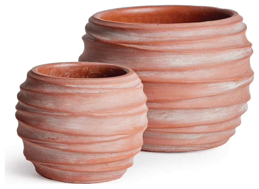Kipha Pots, Set of 2 - Contemporary - Indoor Pots And Planters - by ...