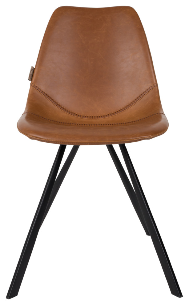 Vintage Upholstered Dining Chairs, 2, Dutchbone Franky - Contemporary ...