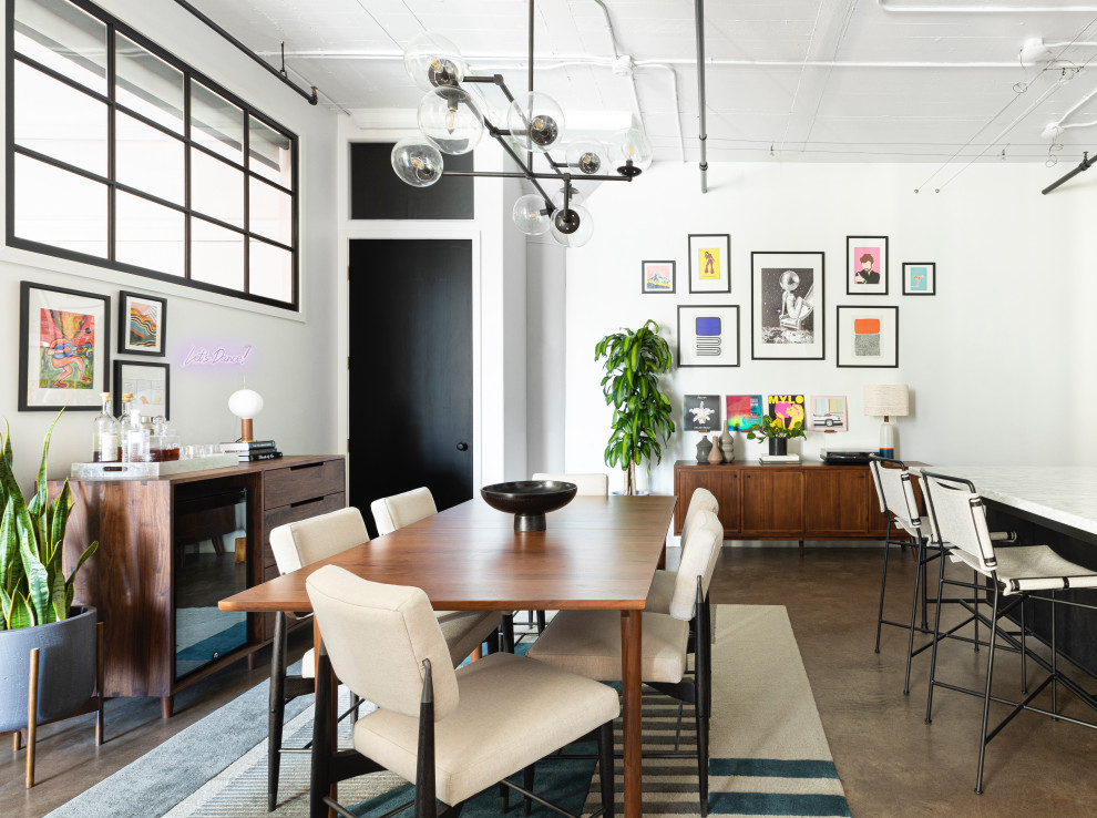 Lived-In Luxe Loft: Dining Room - Industrial - Dining Room - Portland ...
