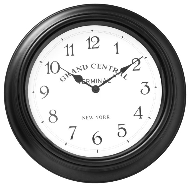 Grand Central Clock, 15.25" - Transitional - Wall Clocks - by Whole ...