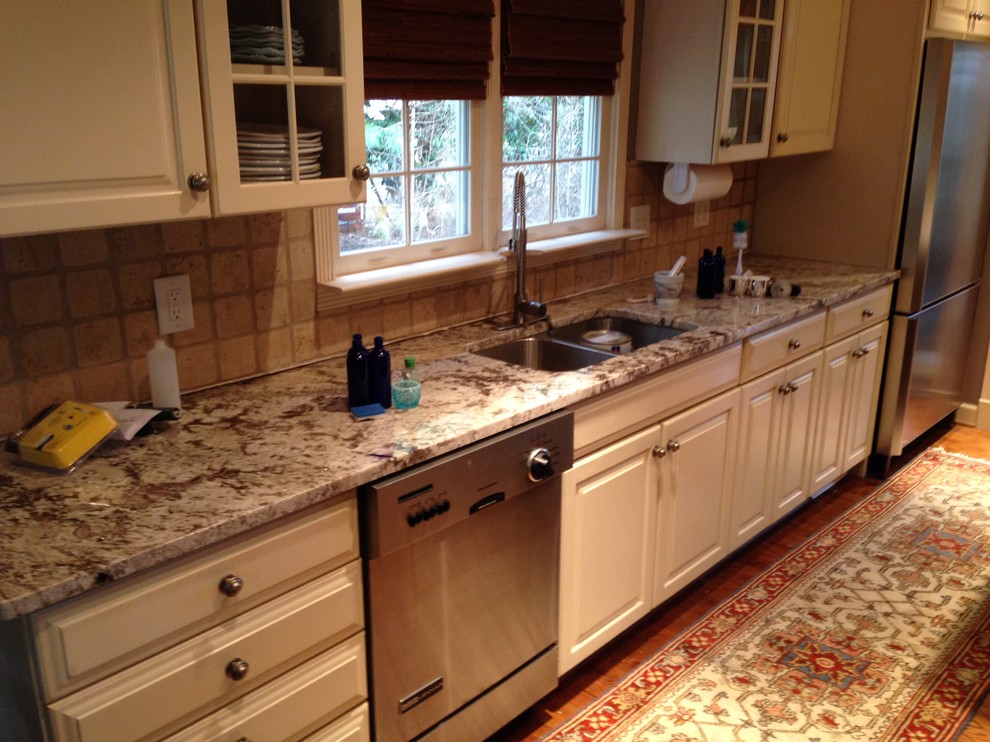 Kitchen Island New Granite Countertops Built In Stove Contemporary