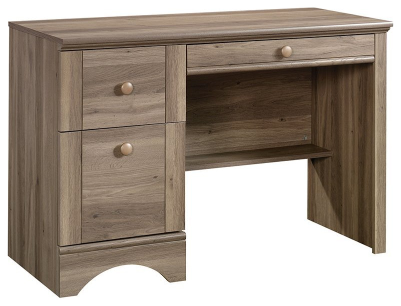Sauder Harbor View Engineered Wood Computer Desk in Salt Oak ...