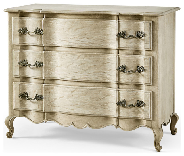 French Provincial Oak Commode 42" - Traditional - Dressers - by English ...